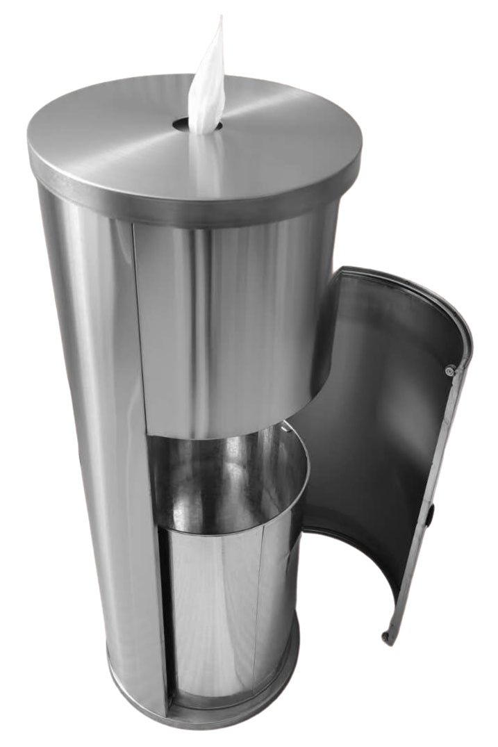 Floor Stand Wipe Dispensers - Free Standing Model - for Gym Wipe Rolls ...